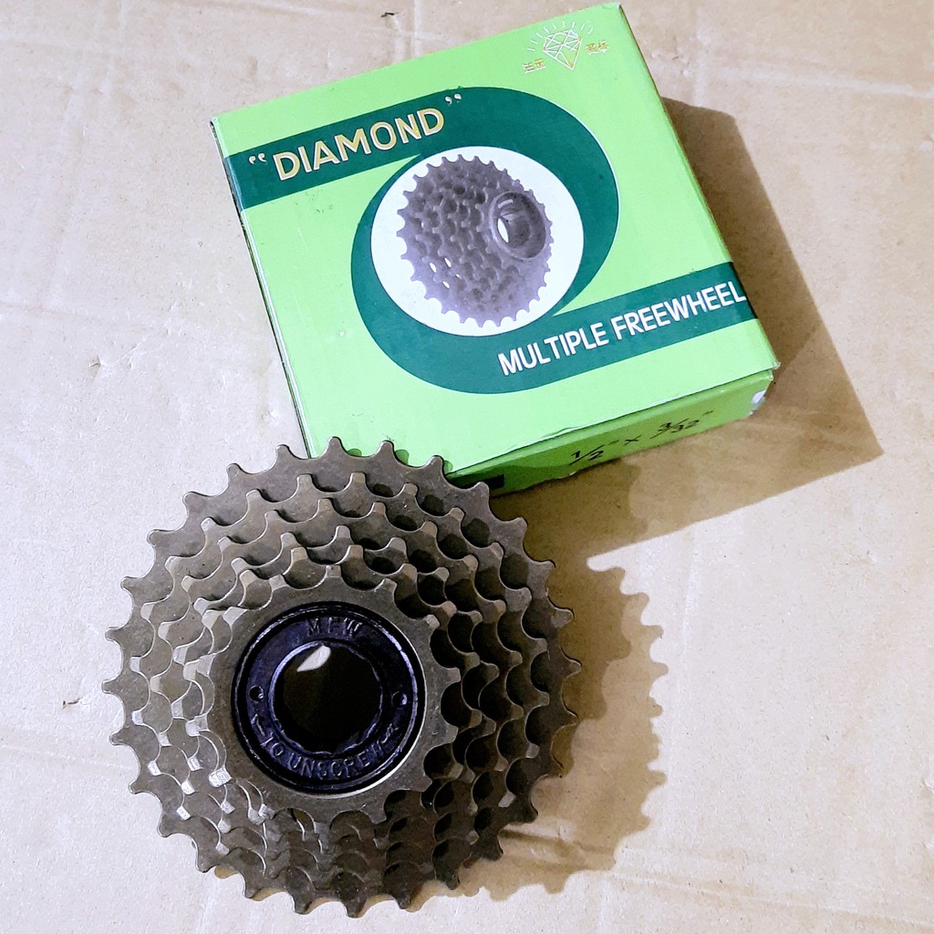 Jual Freewheel 6 speed model ulir | Shopee Indonesia