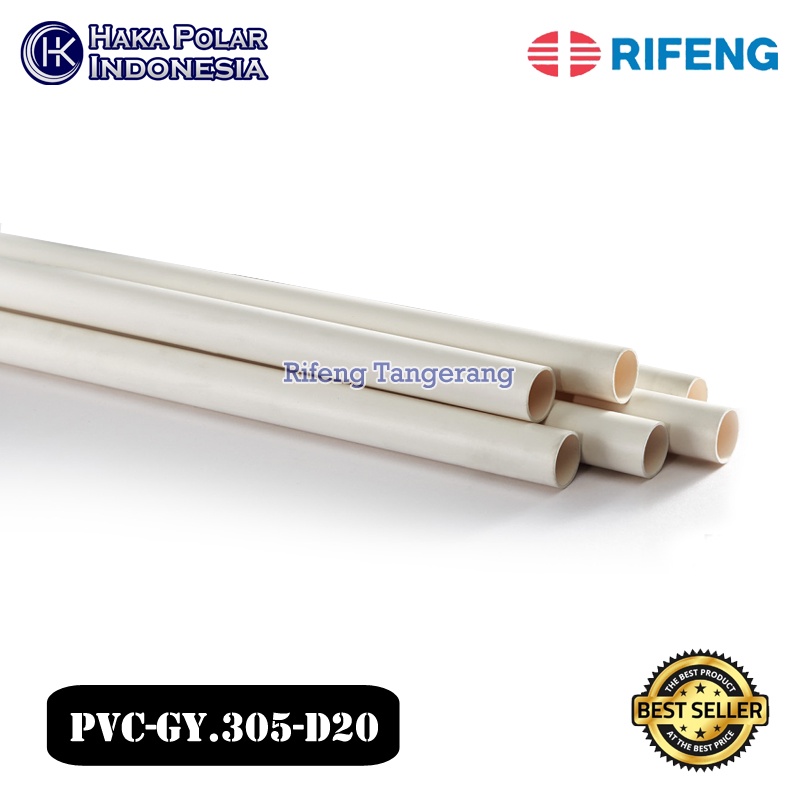 Jual Pipa Conduit PVC Rifeng Panjang 2.9 meter D 20mm | Shopee Indonesia