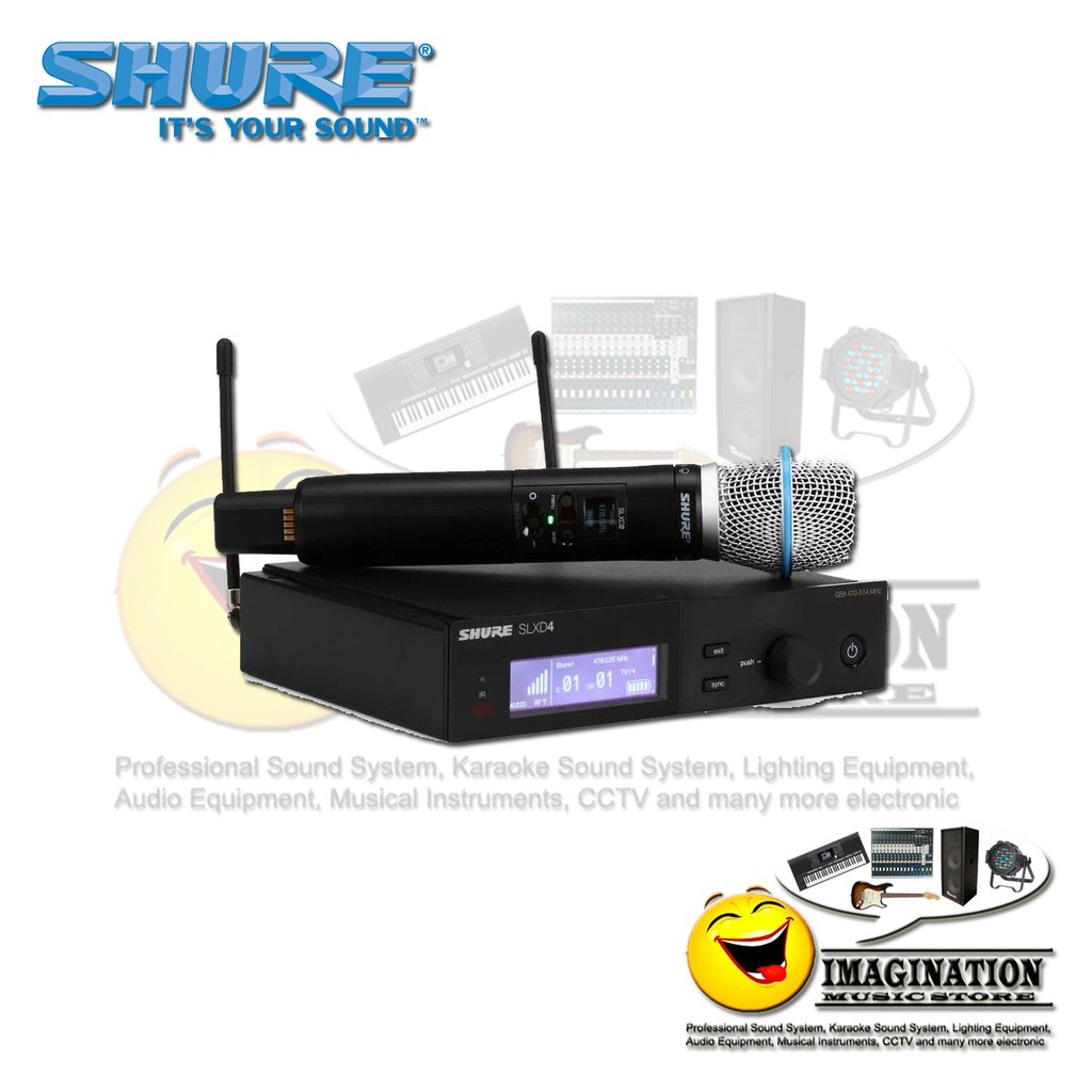 Jual Shure SLXD24/B87A Digital Wireless Handheld Microphone System | Shopee Indonesia