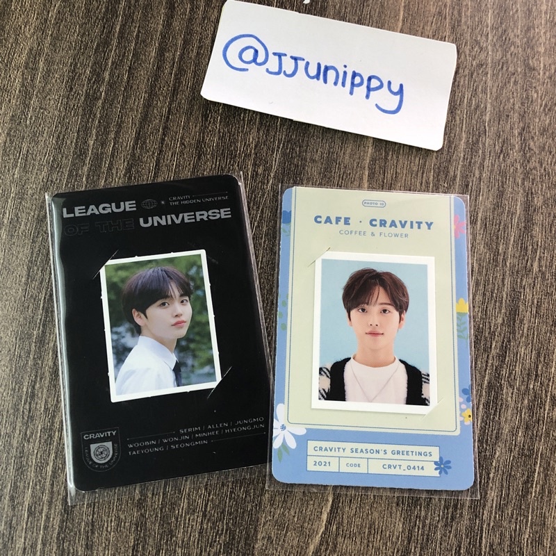 Jual Official Id Card Cravity Serim Allen Jungmo Woobin Wonjin Minhee Hyeongjun Taeyoung ...