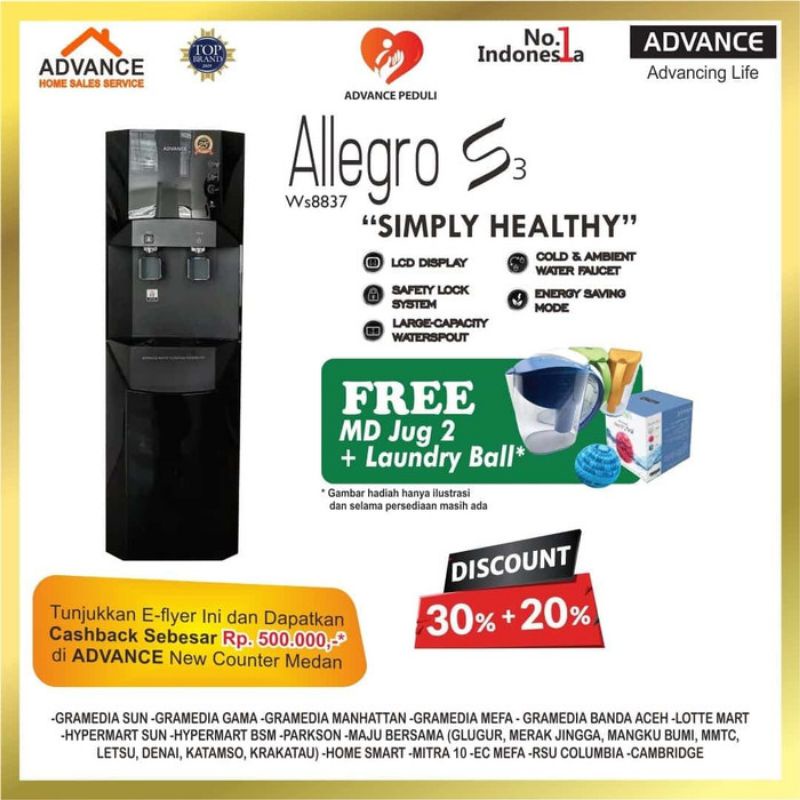 Jual RIVERSE OSMOSIS ADVANCE ALLEGRO S3 BLACK | Shopee Indonesia