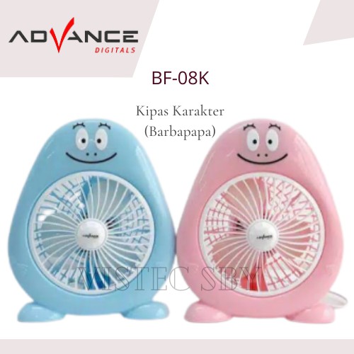 Jual 100% ORIGINAL/ KIPAS ANGIN KARAKTER BARAPAPA ADVANCE 8 INCH BF-08K ...