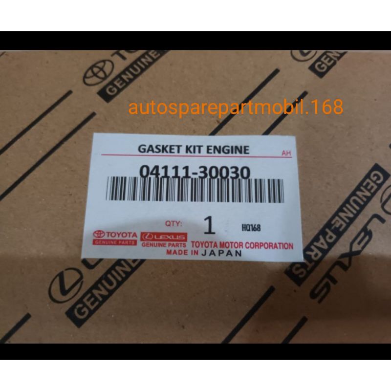 Jual PAKING SET PACKING FULL SET INNOVA FORTUNER DIESEL PLAT 2KD ORI ...