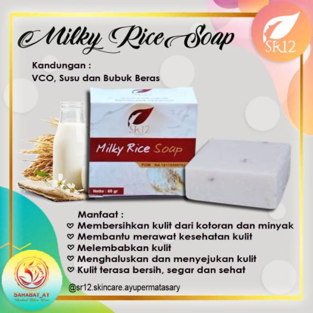 Jual Milky rice soap sr12 | Shopee Indonesia