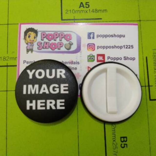 Jual PIN JEPIT/DASI CUSTOM 44mm MURAH REQUEST DESAIN | Shopee Indonesia