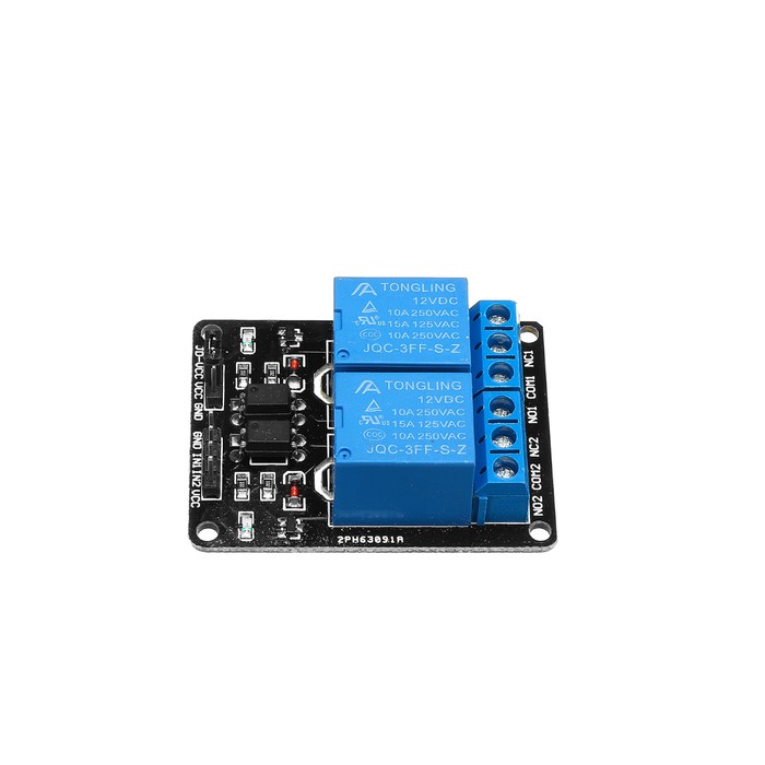 Jual Relay Module 2 Channel 12v with optocoupler for arduino raspberry ...