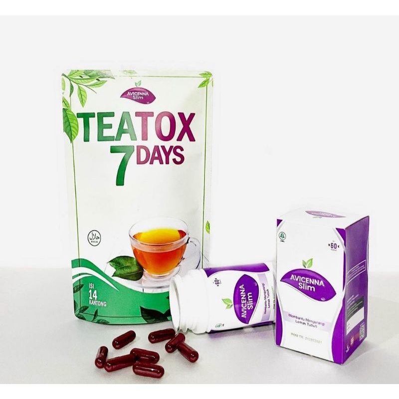 Jual Teatox dan Kapsul by Avicenna Slim | Shopee Indonesia