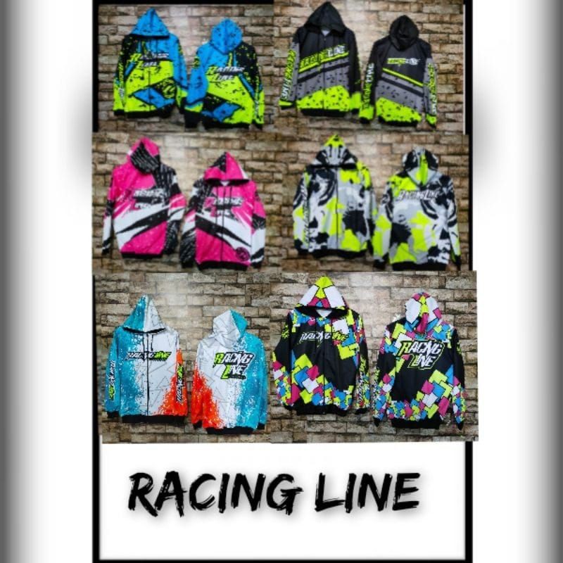 Jual Jaket Racing Line clothing bahan lotto | Shopee Indonesia