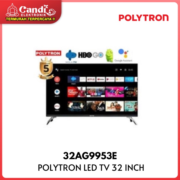 Jual POLYTRON Android Smart Tv Led 32 Inch 32AG9953E | Shopee Indonesia