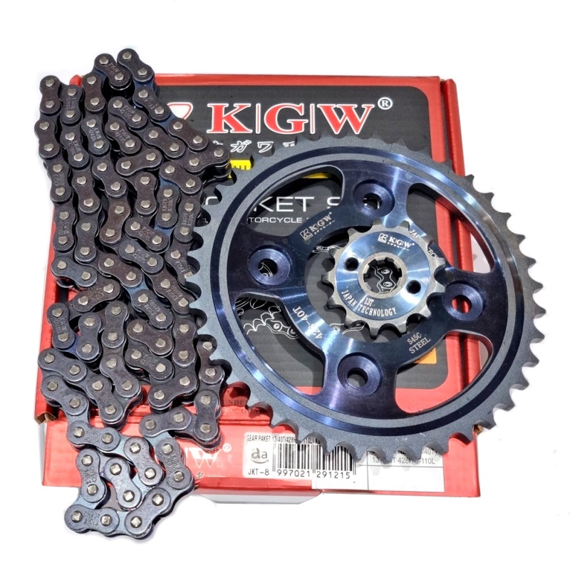 Jual GEAR PAKET KGW SUPRA-FNEW 13/40T(428HG-110L) | Shopee Indonesia
