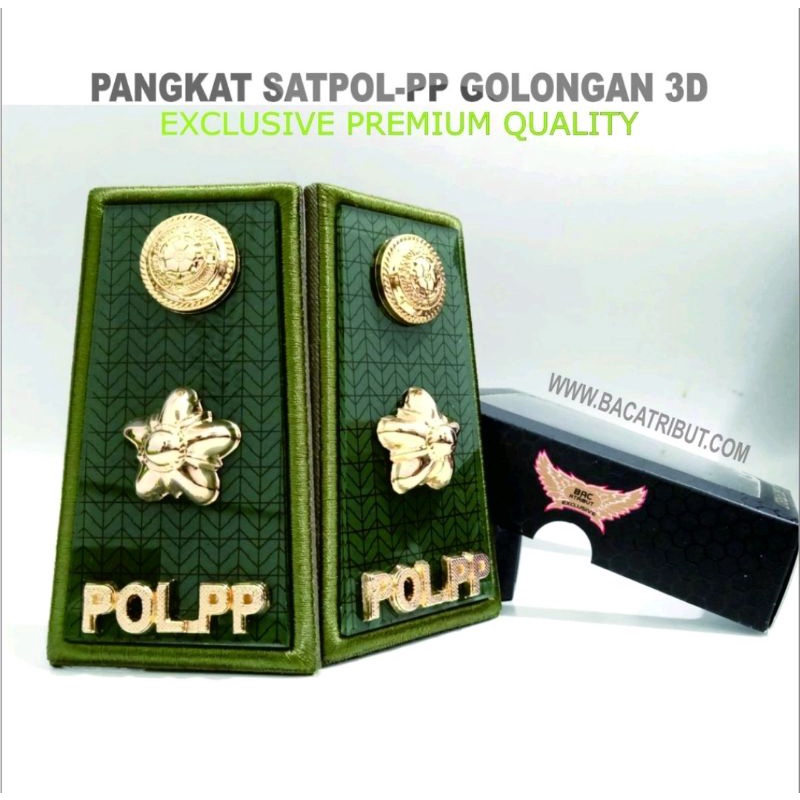 Jual Pangkat Pol PP Satpol PP Golongan 3D Exclusive Best Qualiity ...