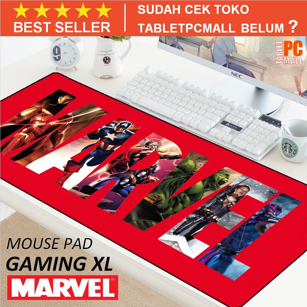 Jual Mouse Pad Gaming Desk Mat Marvel 700 x 300 mm | Shopee Indonesia