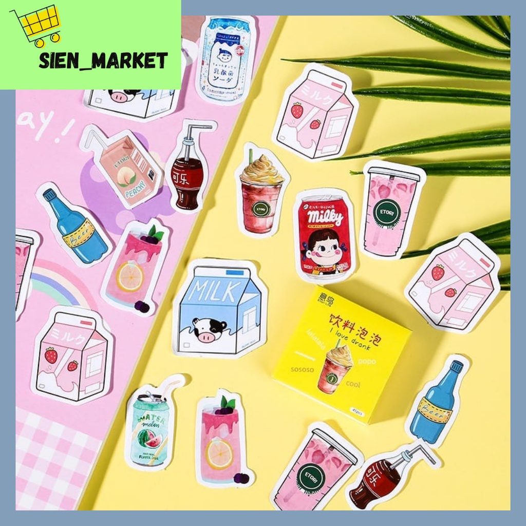 Jual Aesthetic Sticker Stiker Estetik Sticker Snack Satuan Sticker ...
