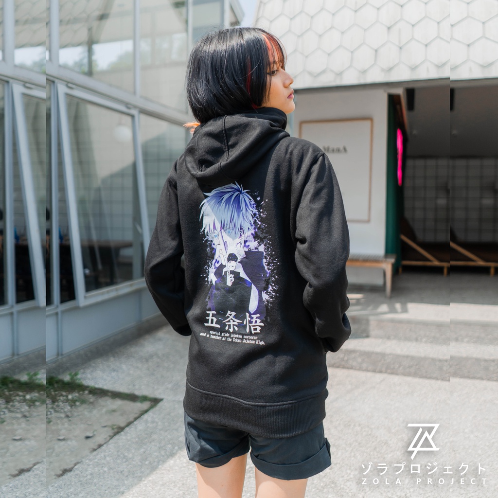 Jual Zola Project Hoodie Anime Jujutsu Kaisen Gojo Satoru | Shopee ...