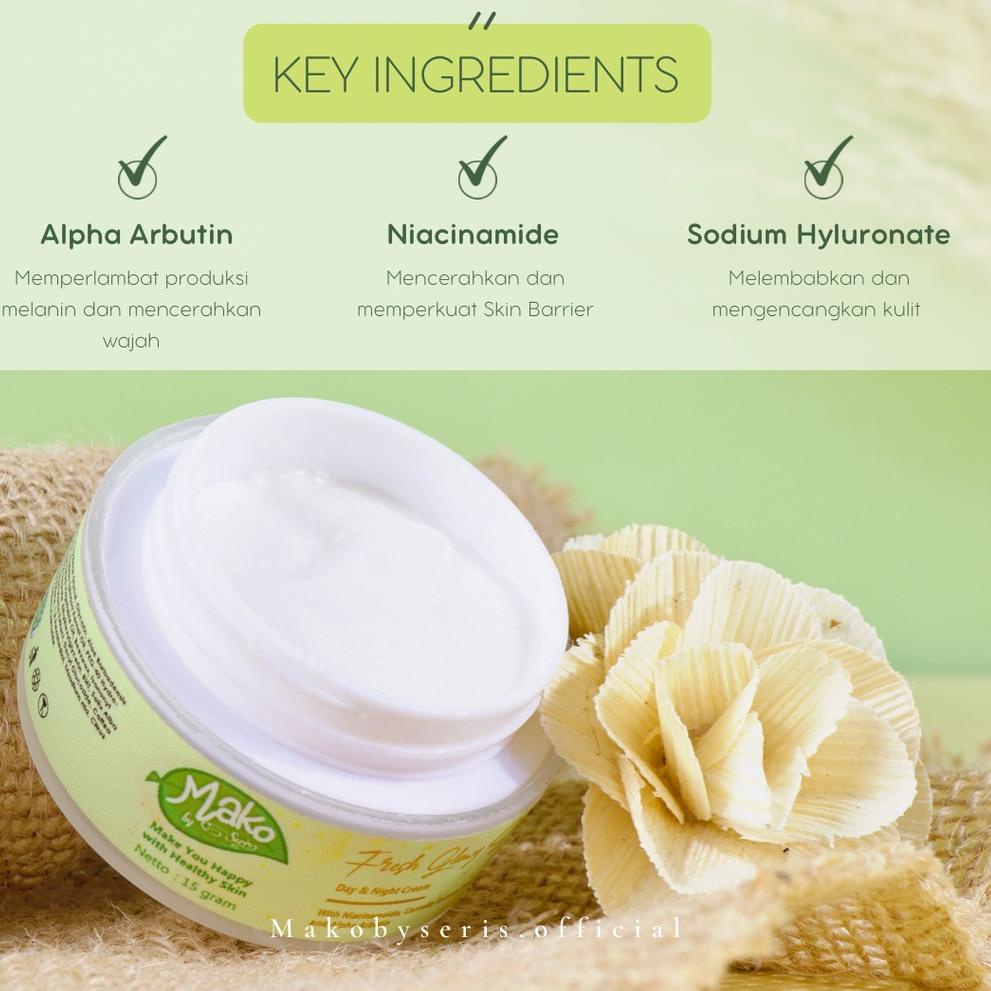 Jual Satu-satunya Mako by Seris - Fresh Glowy Skin Day & Night Cream ...