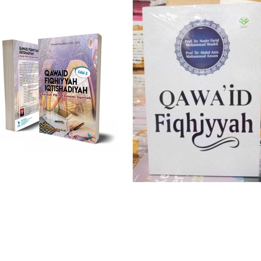 Jual Paket 2 Buku Qawaid Fiqhiyyah Karya Ahmad Musadad dan Nashr Farid ...