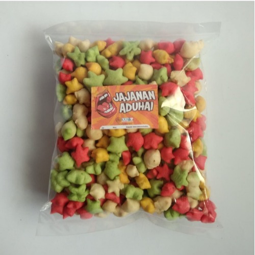 Jual JAJANAN ADUHAI - PILUS BINTANG WARNA WARNI 250GR | Shopee Indonesia