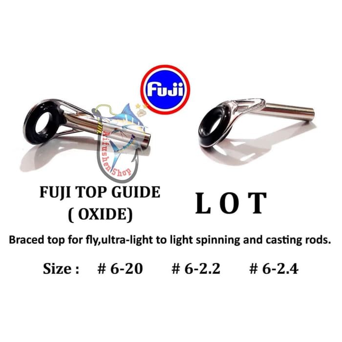 Jual TOP RING GUIDE FUJI LOT UKURAN 6 x 2.4mm | Shopee Indonesia