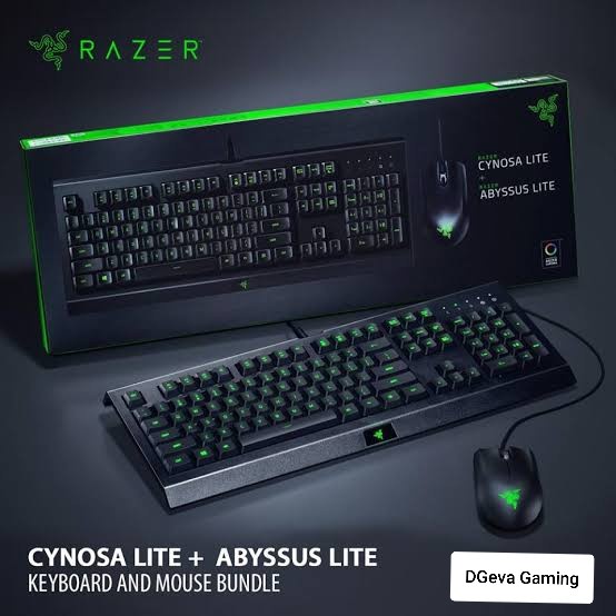 Jual Razer Cynosa Lite Keyboard + Razer Abyssus Lite Gaming Mouse ...