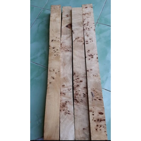 Jual Kayu Poplar/Mappa Burl ukuran 3 X 5 X 49 | Shopee Indonesia