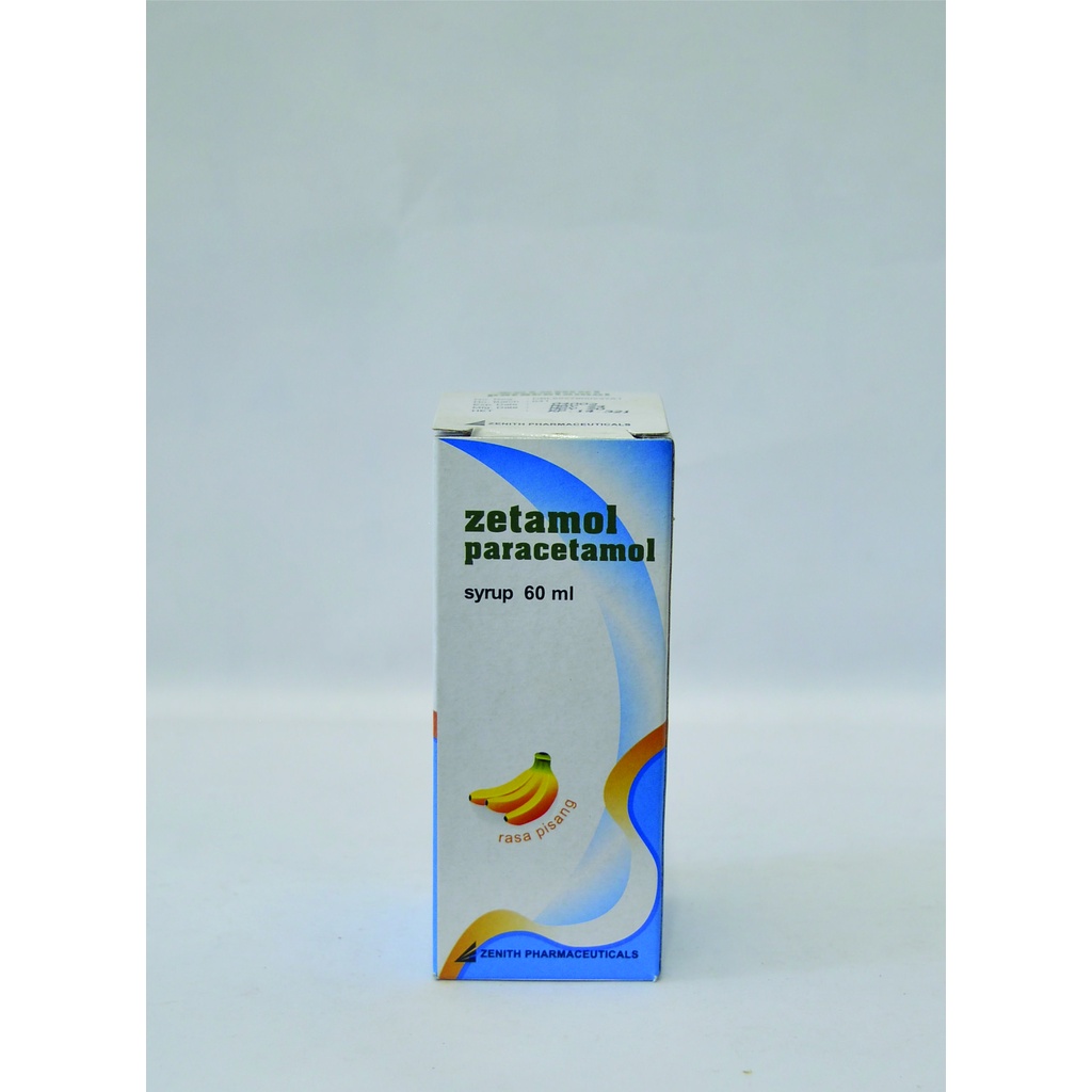 Jual Zetamol Paracetamol Sirup / Syrup 60 Ml (Rasa Pisang) | Shopee ...