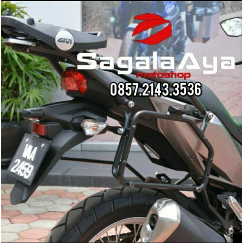 Jual Bracket sidebox SBL2000 givi kawasaki versys 250 braket side box SBL 2000 original givi ...