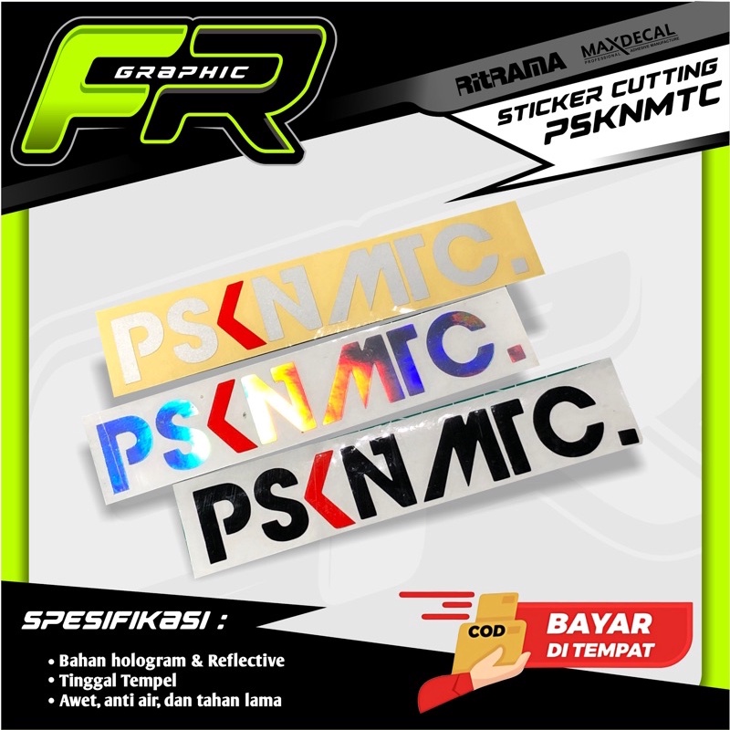 Jual STICKER CUTTING / STICKER HOLOGRAM / STICKER PSKNMTC / STICKER ...
