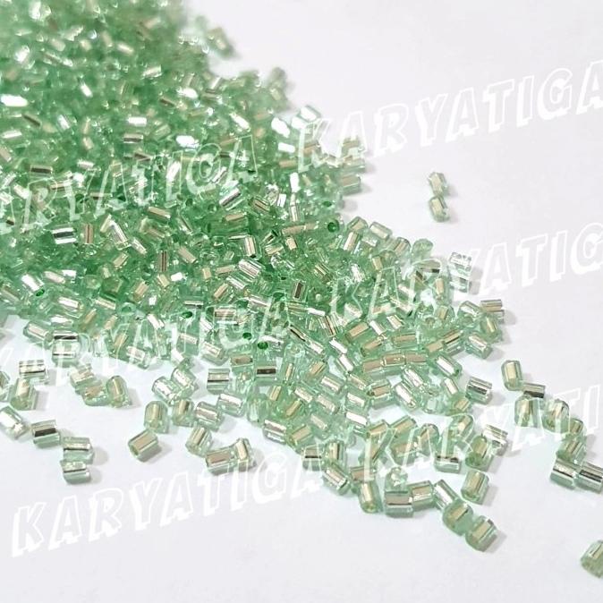 Jual cusss order] Mote Manik Payet Bambu Pendek Semi Jepang - Hijau ...