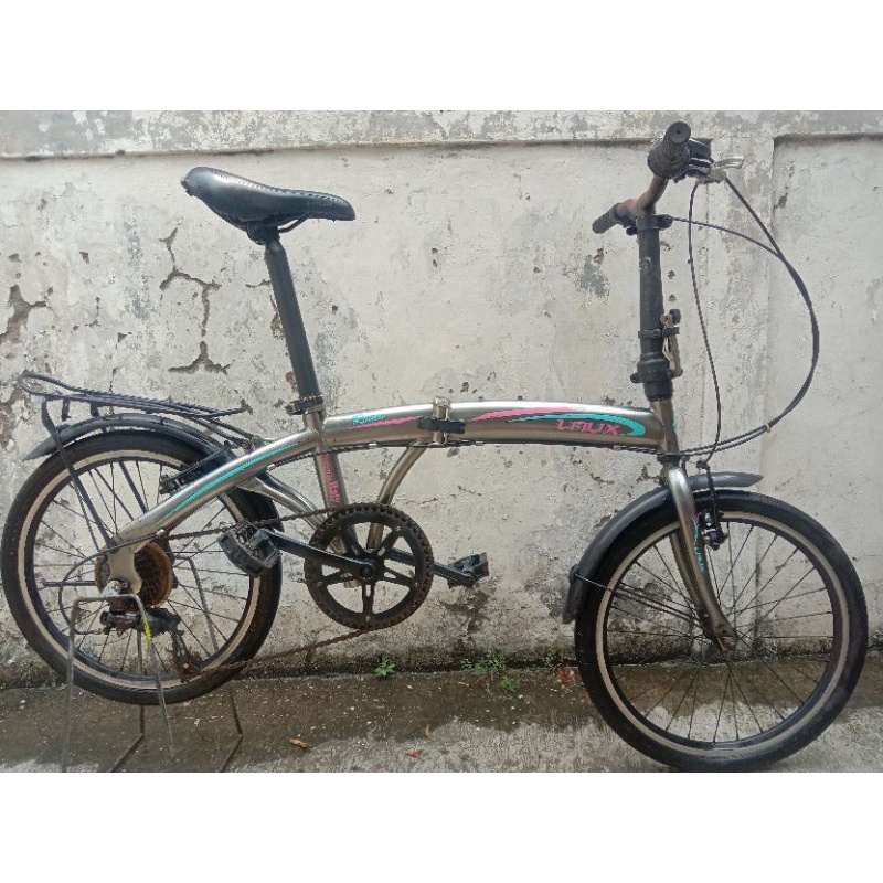 Jual sepeda lipat laux roma ukuran 20 speed 6 | Shopee Indonesia
