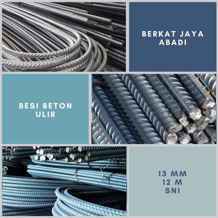 Jual Besi Beton Ulir / Besi Ulir 13mm 12m SNI | Shopee Indonesia