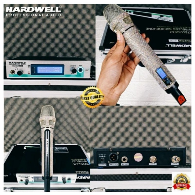 Jual Mic wireless HARDWELL ROCKSTAR 5100 Single Mic GOLD EDITION ...