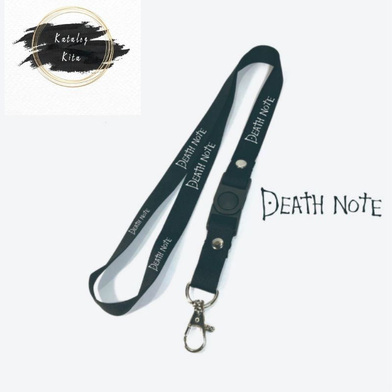 Jual Lanyard DEATH NOTE tali lanyard ANIME KARTUN FILM gantungan kunci ...
