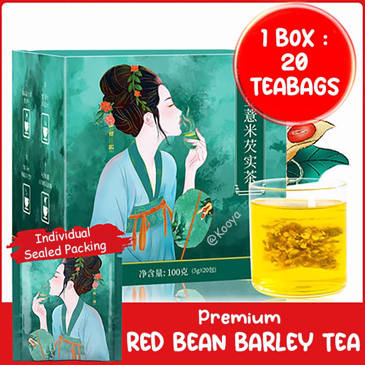 Jual Premium Red Bean Barley Tea Ecer 1 Teabag Teh Celup Teh Blend ...
