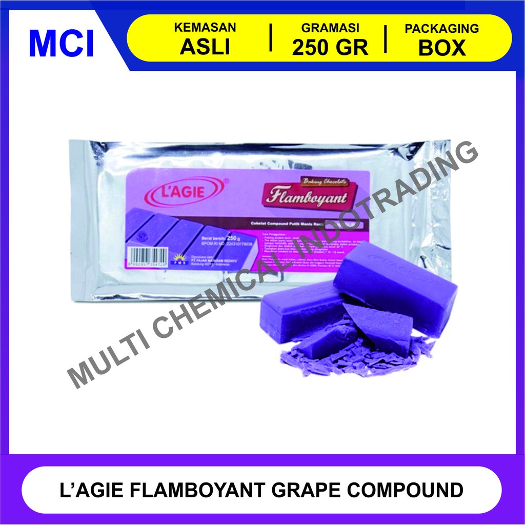 Jual LAGIE FLAMBOYANT GRAPE ANGGUR 250 GR / COKLAT BATANG COMPOUND ...