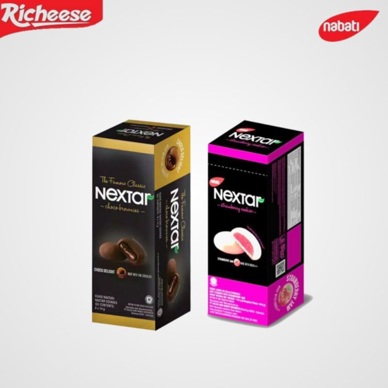 Jual NEXTAR BROWNIES / STRAWBERRY 112 GR ( 8 @ 14GR ) | Shopee Indonesia