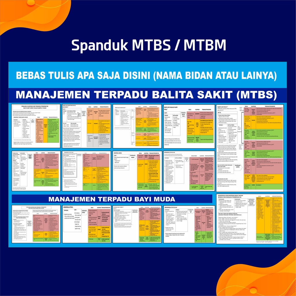 Jual SPANDUK BANNER BIDAN MTBS / MTBM MANAJEMEN TERPADU BALITA SAKIT | Shopee Indonesia