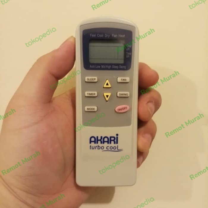 Jual REMOT / REMOTE AC AKARI turbo cool Original Asli | Shopee Indonesia