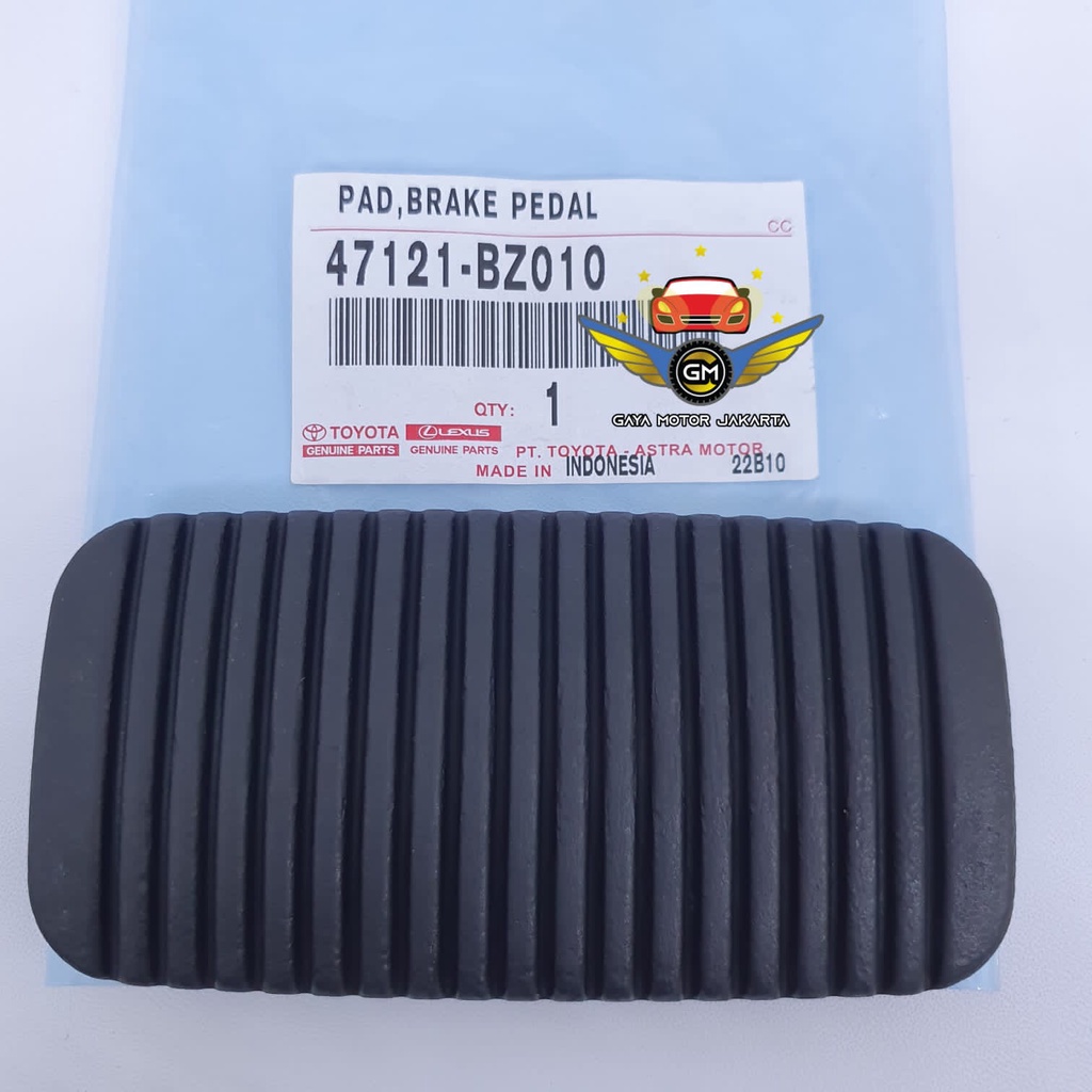 Jual Karet Pedal Rem Automatic-Pad Brake Pedal Avanza-Rush 47121-BZ010 ...