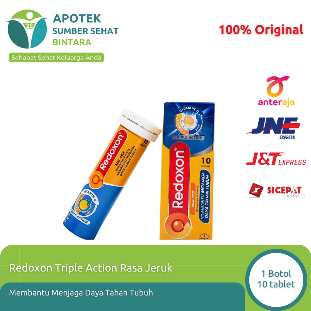 Jual Redoxon Triple Action 10 Tablet | Shopee Indonesia