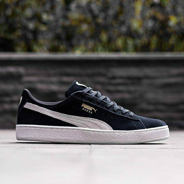 Jual PUMA SUEDE BLACK/WHITE | Shopee Indonesia