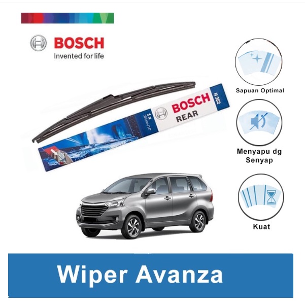 Jual Bosch Rear Wiper Kaca Belakang Mobil Avanza xenia Rock Lock 2 14" H352 - 1 Buah | Shopee ...