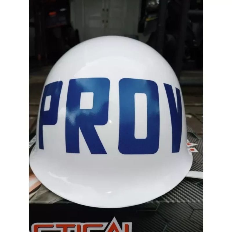 Jual Helm PROV Putih l Helm PROVOS Satpam l Helm Satpam | Helm Security ...