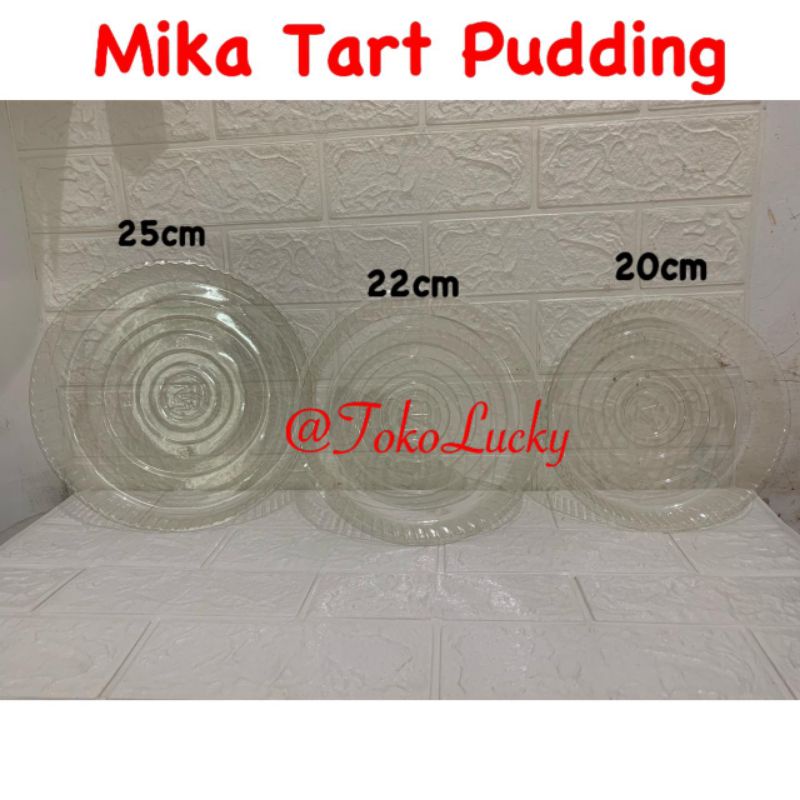 Jual Mika Tart Pudding/ Mika Tatakan Kue/ Alas Pudding / Tray Pudding ...