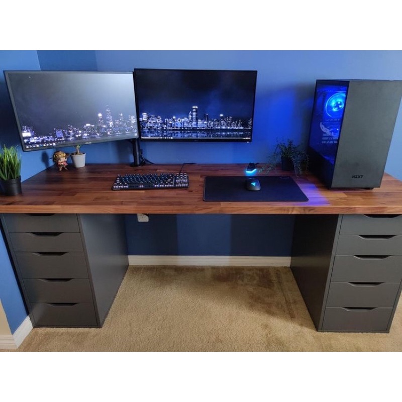 Jual Set Meja Komputer Modern, Setup Meja komputer Jati, Meja Komputer ...