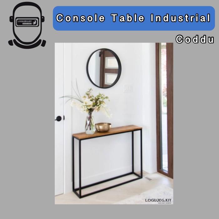 Jual Meja | Coddu Console Table / Meja Konsol / Meja Entry Kayu Besi ...