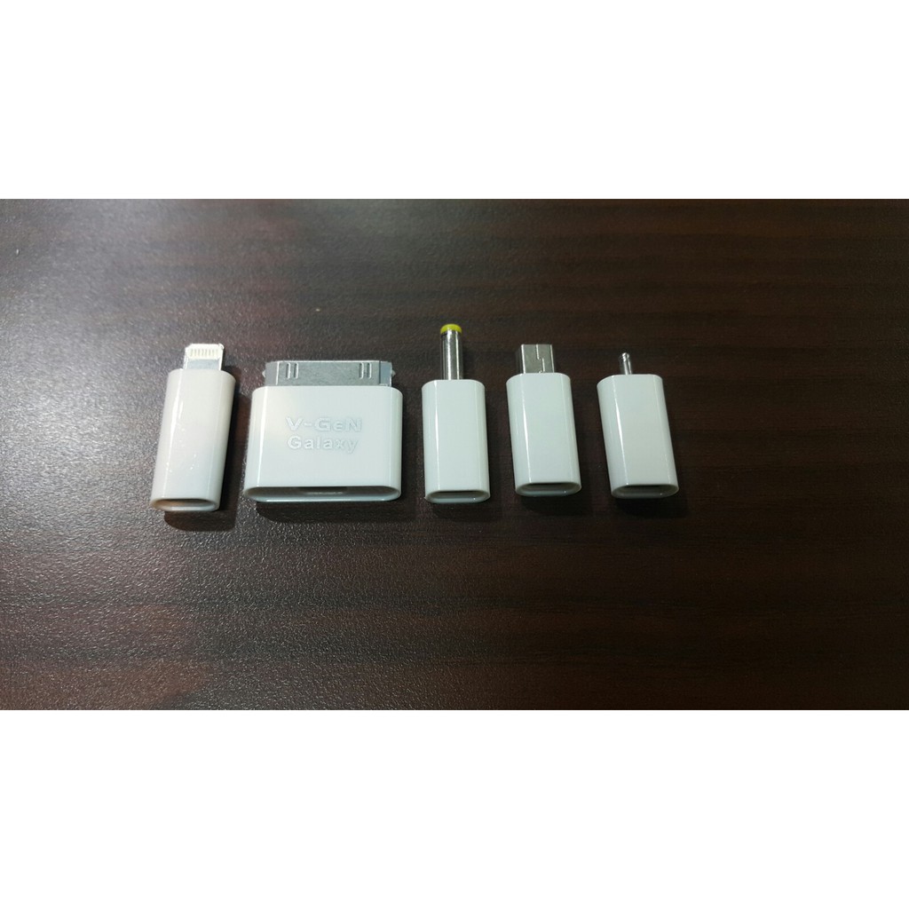Jual Konektor 5 Jenis -Converter MircoUSB- iPhone MP3 MP4 Tablet ...