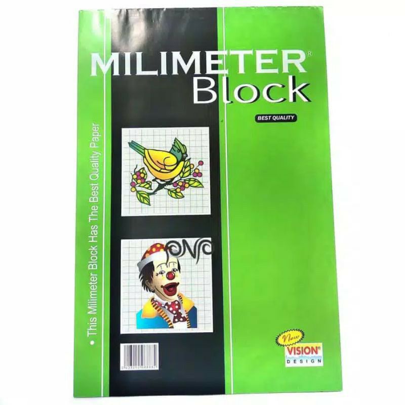 Jual Milimeter Block Folio F4 Vision Design Ecer | Shopee Indonesia