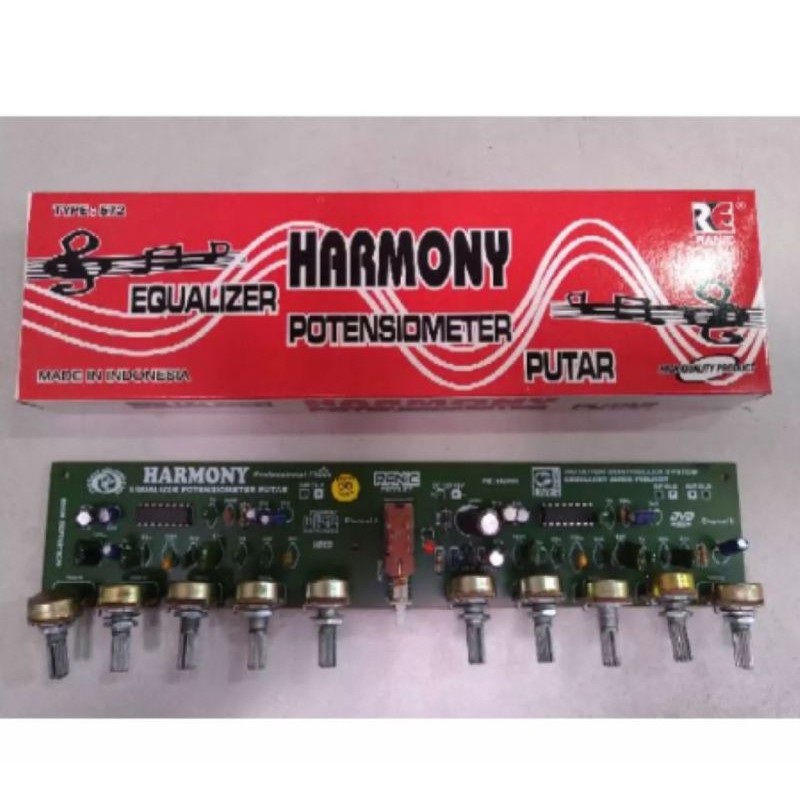 Jual kit equalizer 2 x 5 10 potensio putar type 572 sound system ...
