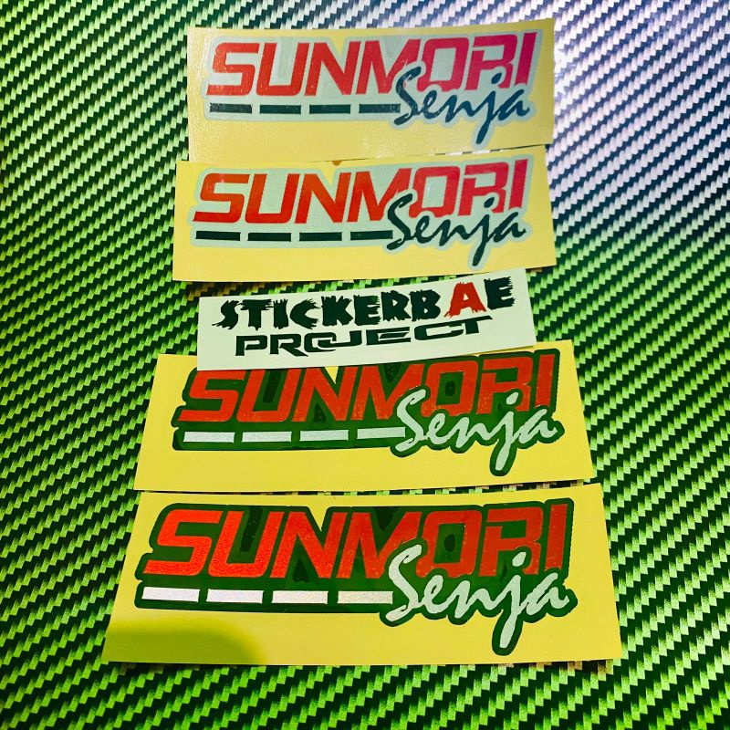 Jual sticker motor viral sunmori senja cutting sticker,sticker motor ...