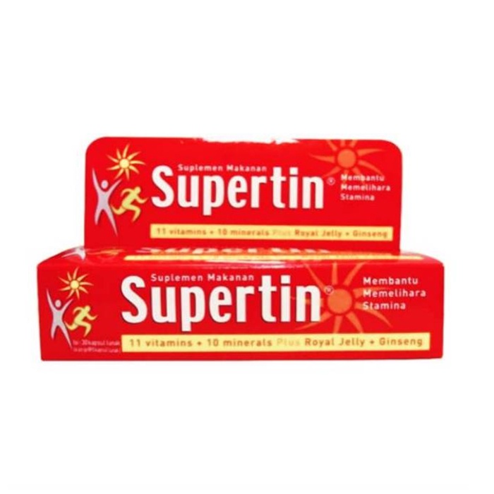 Jual Supertin 1 Strip 5 Tablet / Vitamin / Daya Tahan Tubuh | Shopee ...